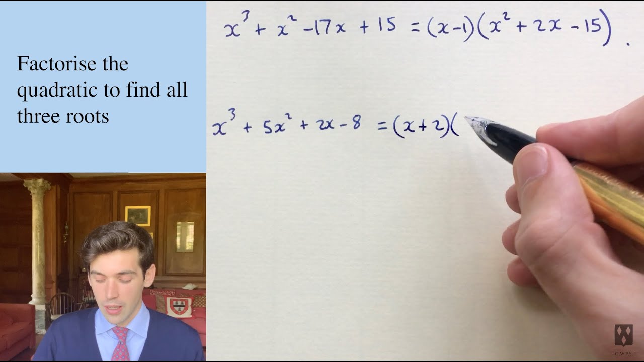 Polynomial division by inspection - YouTube