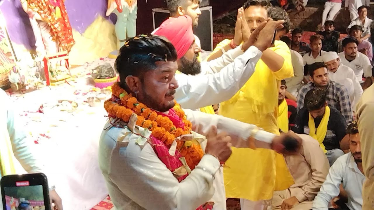 Harjinder Gill ji at Krishna Janmashtami MP sotter 07/09/2023 Part 4 ...