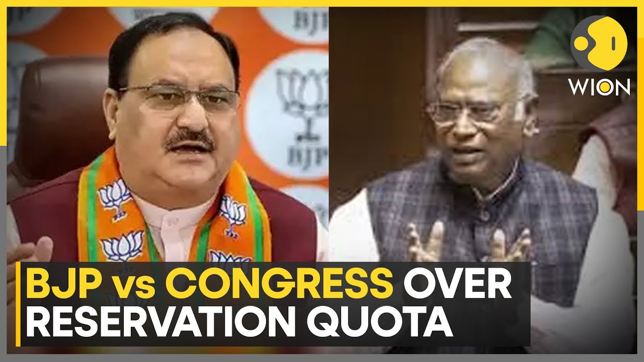 India: BJP vs Congress Clash Over Reservation, Constitution Change ...