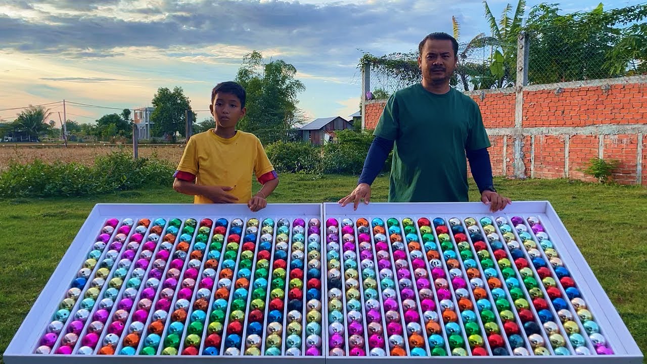 full-color ball sorting is very smart and smooth - YouTube