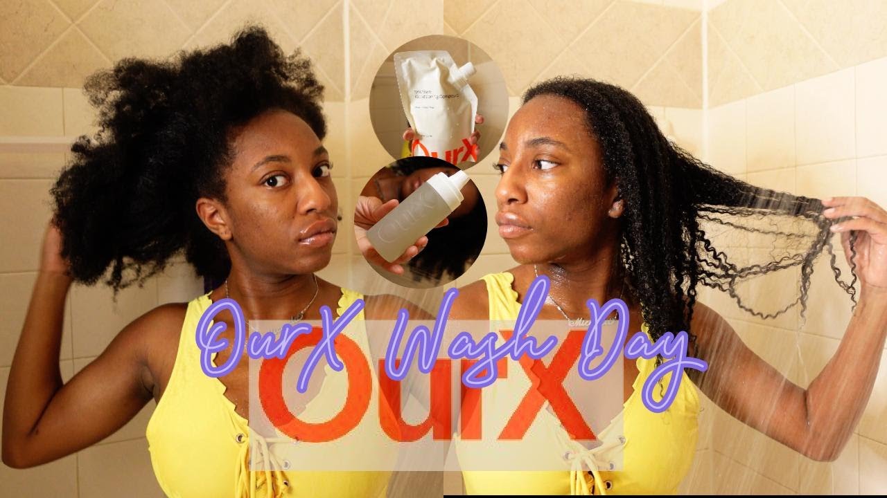 OurX Wash Day! Personalized Hair Care Regimen - YouTube