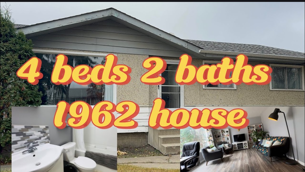 4 beds 2 baths 1962 house in Edmonton Alberta $349K - YouTube