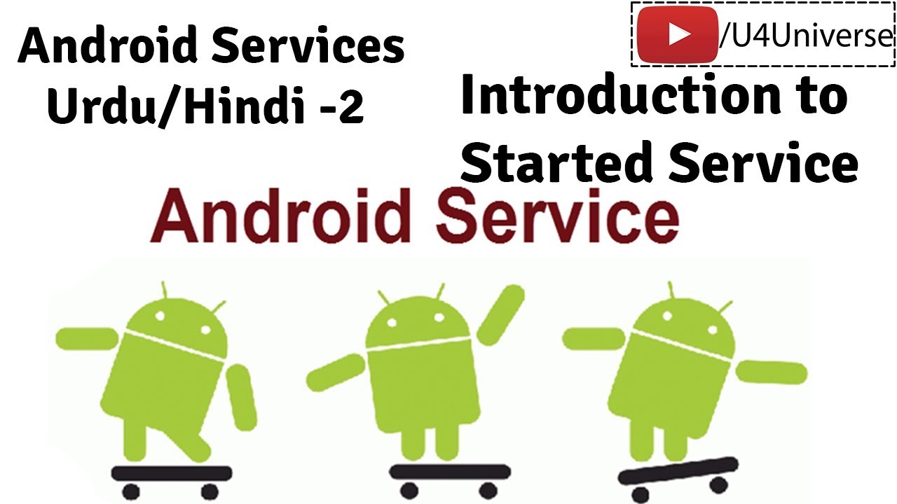 Android Services 2 Started Service In Android U4universe Youtube