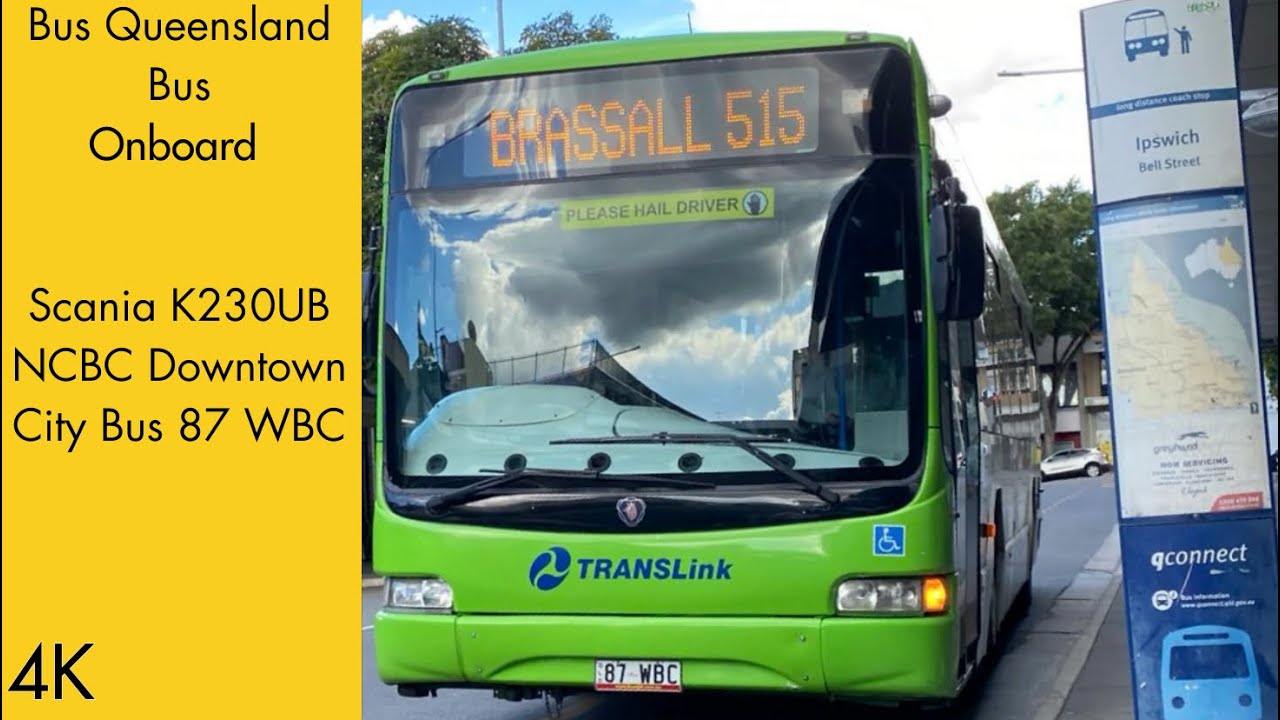 Bus Queensland Bus Onboard - Scania K230UB NCBC Downtown City Bus 87 ...