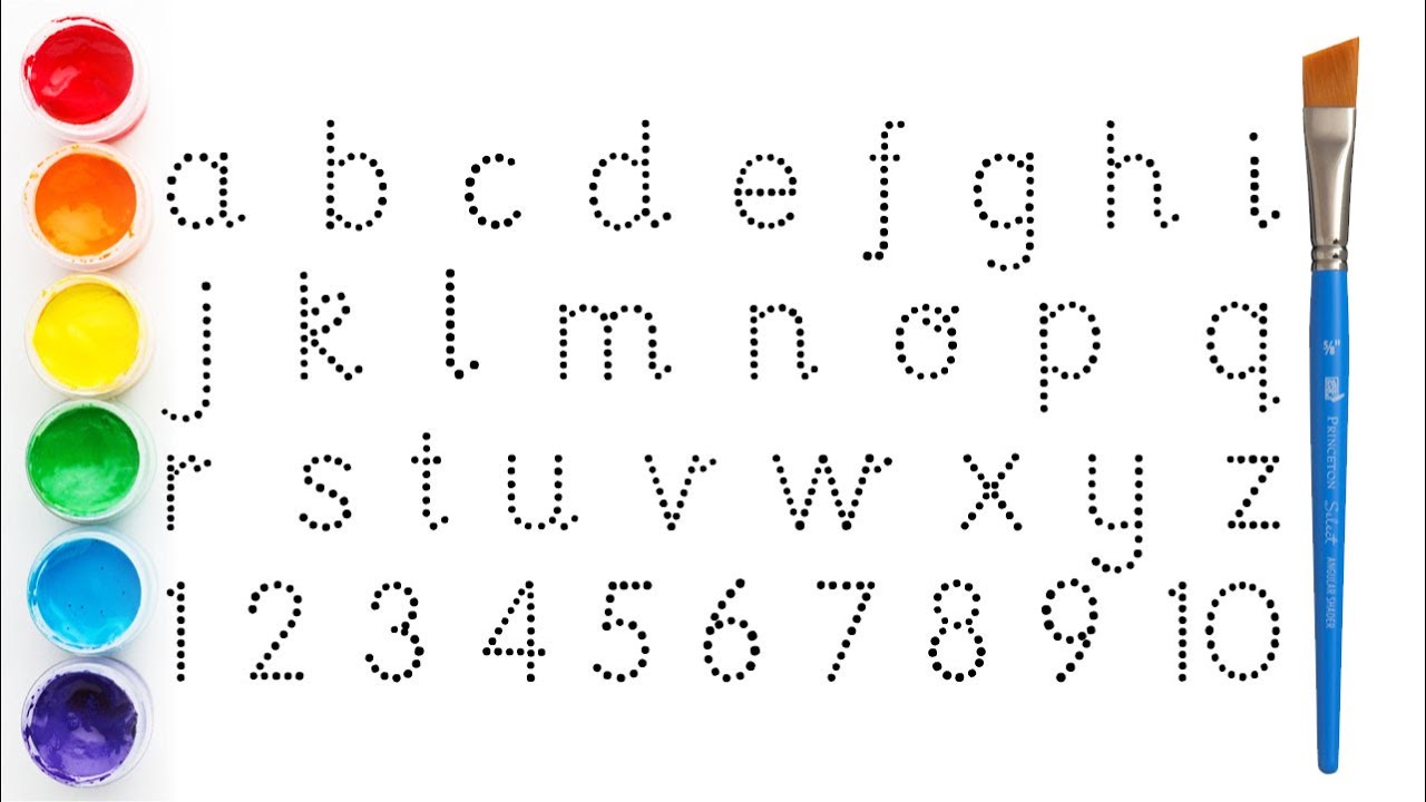 ABCD Alphabets.kids drawing and alphabets learning.counting numbers and ...