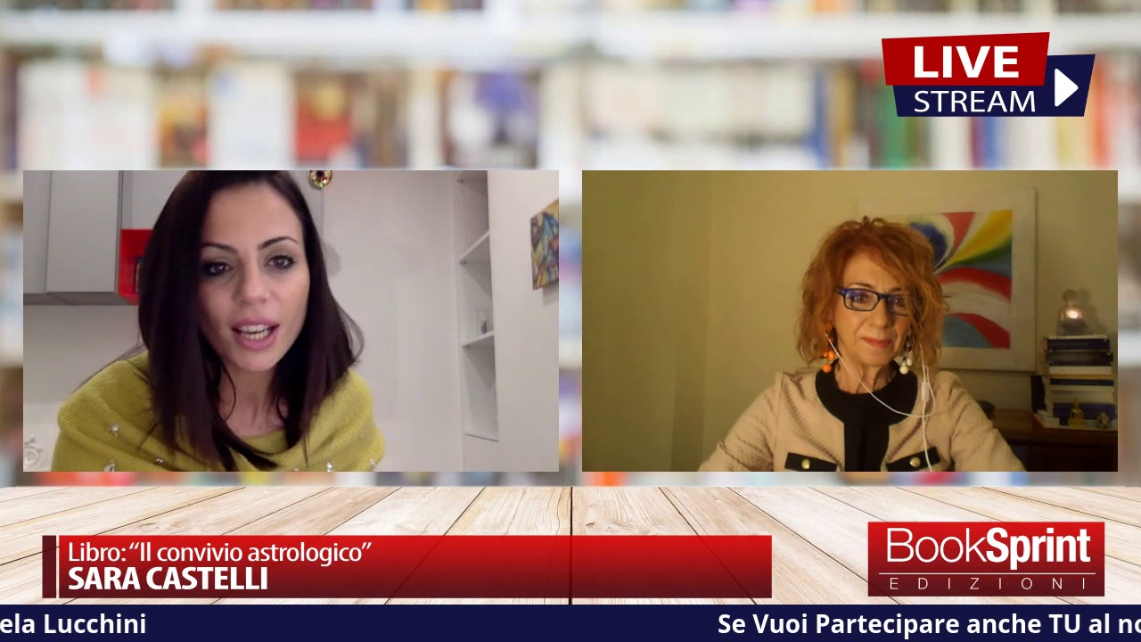 Sara Castelli presenta in diretta "Il Convivio Astrologico" - YouTube
