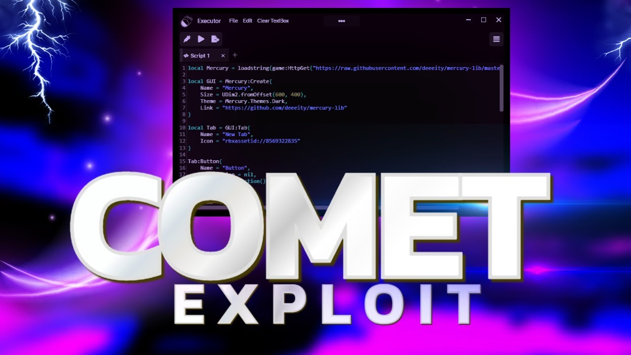 Comet Executor -The Best Roblox Executor (WORKING) - YouTube