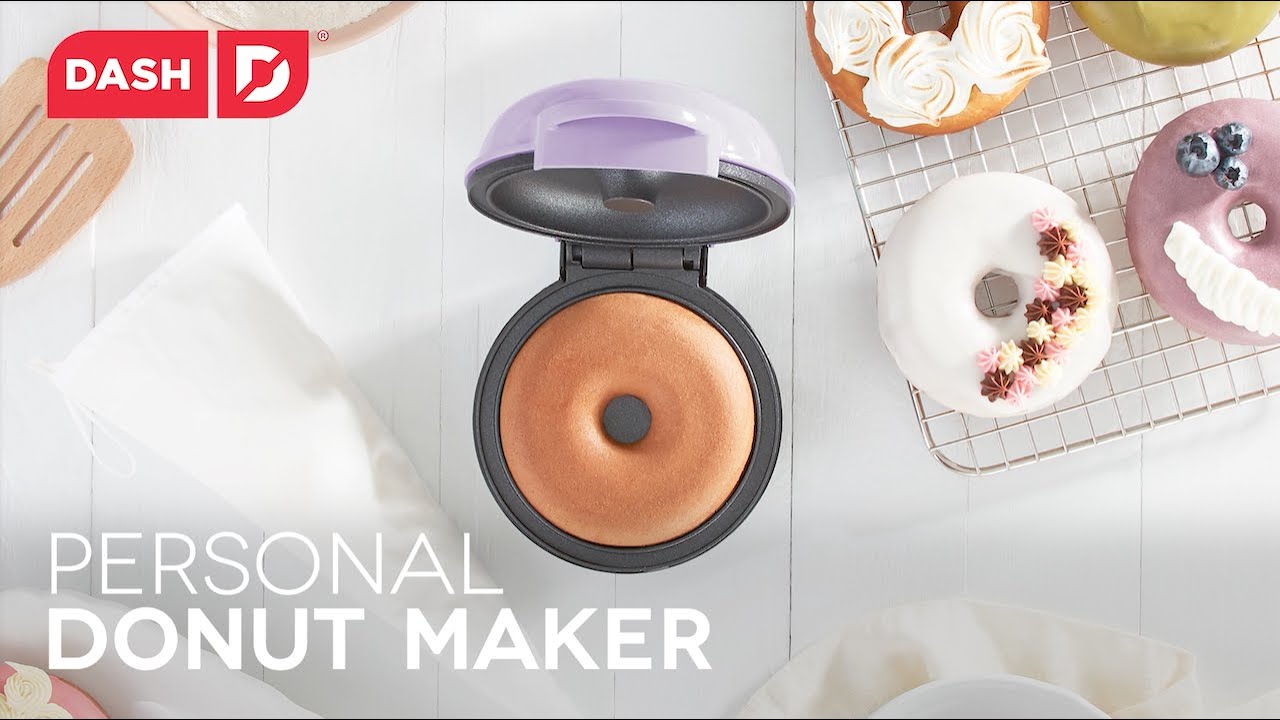 Dash Personal Donut Maker - YouTube