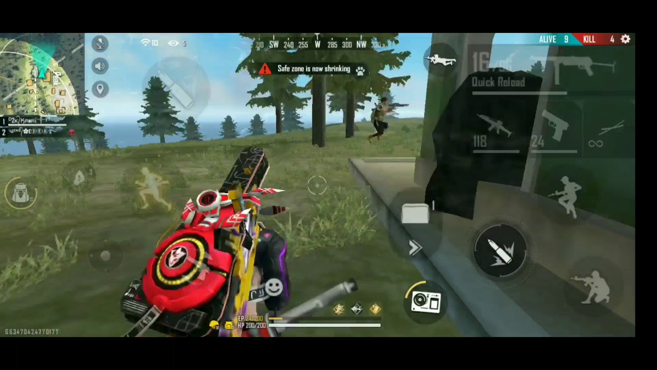 D2K Free Fire game playing #D2K #kanai #garina - YouTube