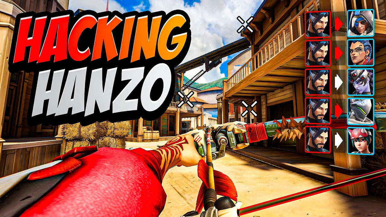 What a CHEATING HANZO Looks like in Overwatch 2... Overwatch 2 Hacker Hunt - YouTube