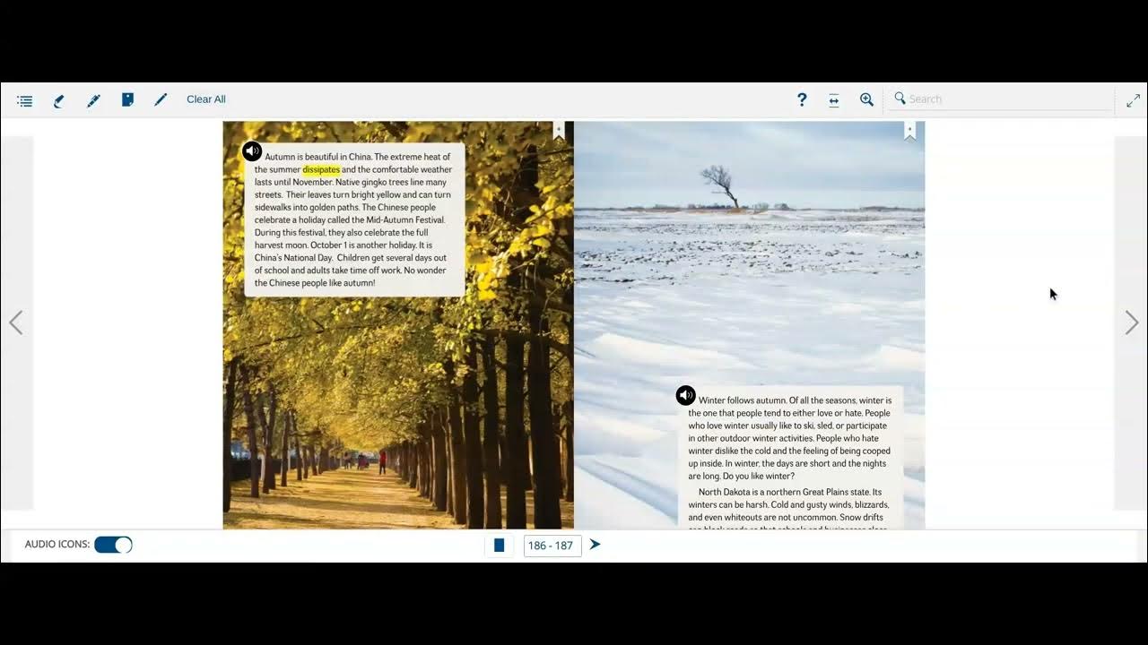 Seasons of Change - Open Court Read Aloud - YouTube