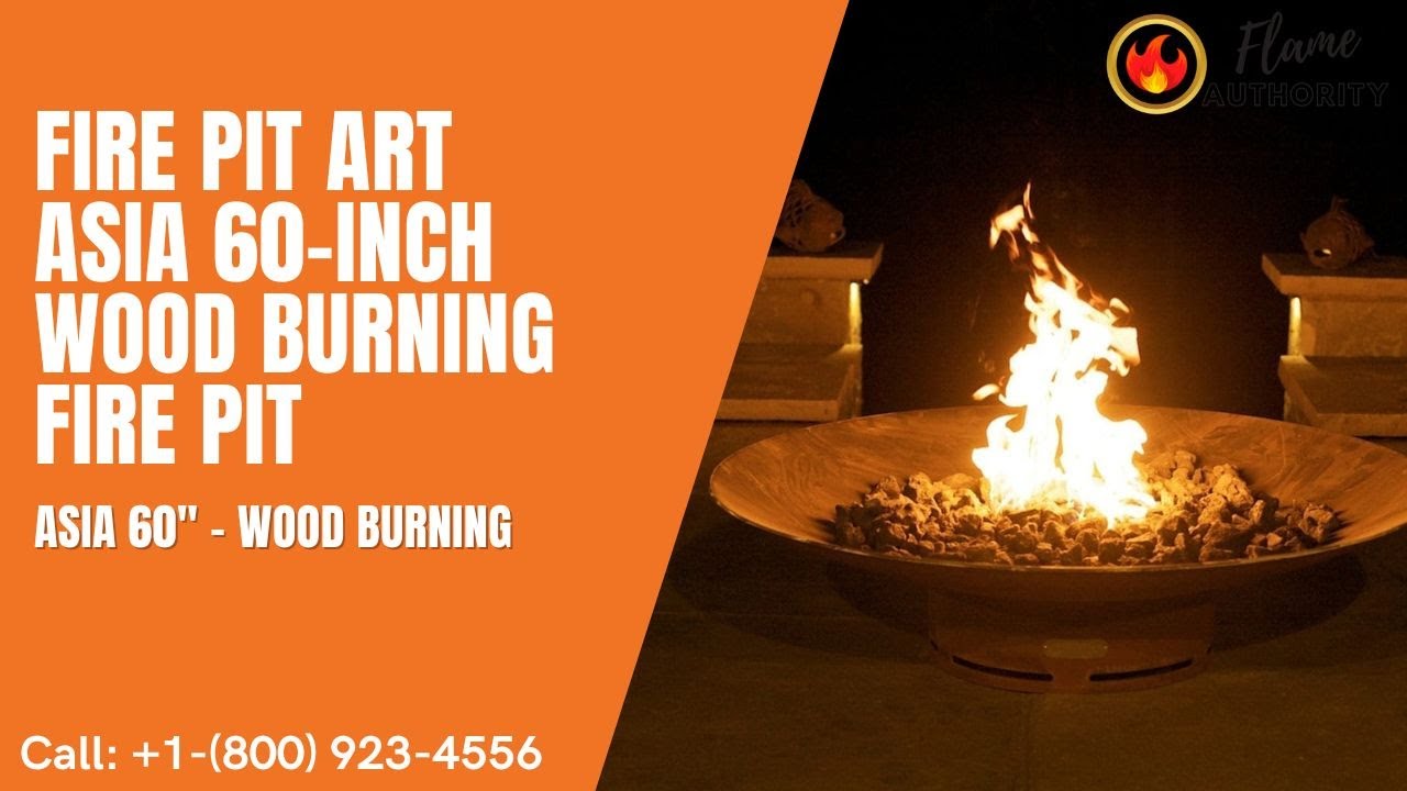 Fire Pit Art Asia 60-inch Wood Burning Fire Pit Asia 60" - Wood Burning ...