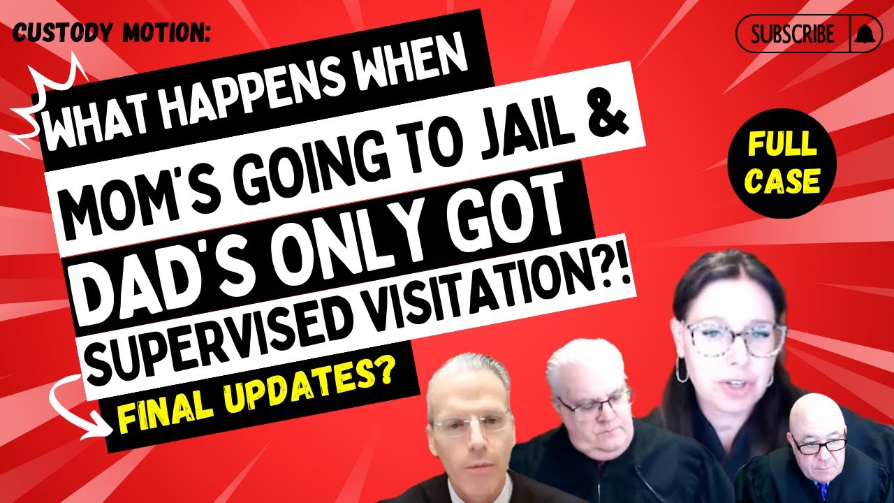 What's The COURT Supposed To Do When Mom's Going To JAIL & Dad's ONLY ...