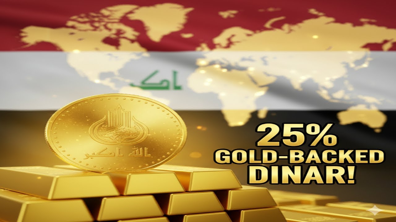 The Dinar Just Got Real! 25% Gold-Backed Currency — Iraq’s Economic ...