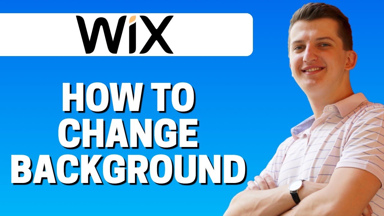 How To Change Background Color In Wix - YouTube