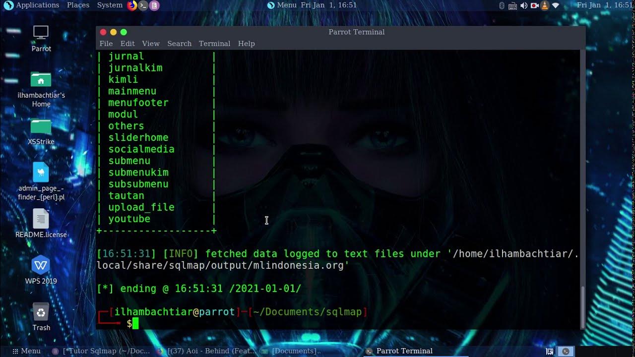 Cara Menggunakan Sqlmap di Linux - Ilham Xploit - YouTube