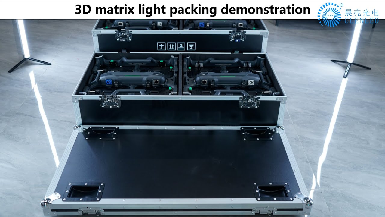 3D matrix light packing demonstration - YouTube