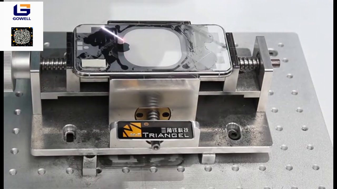 iPhone X Laser machine, How to remove the back cover glass by NEW Laser ...