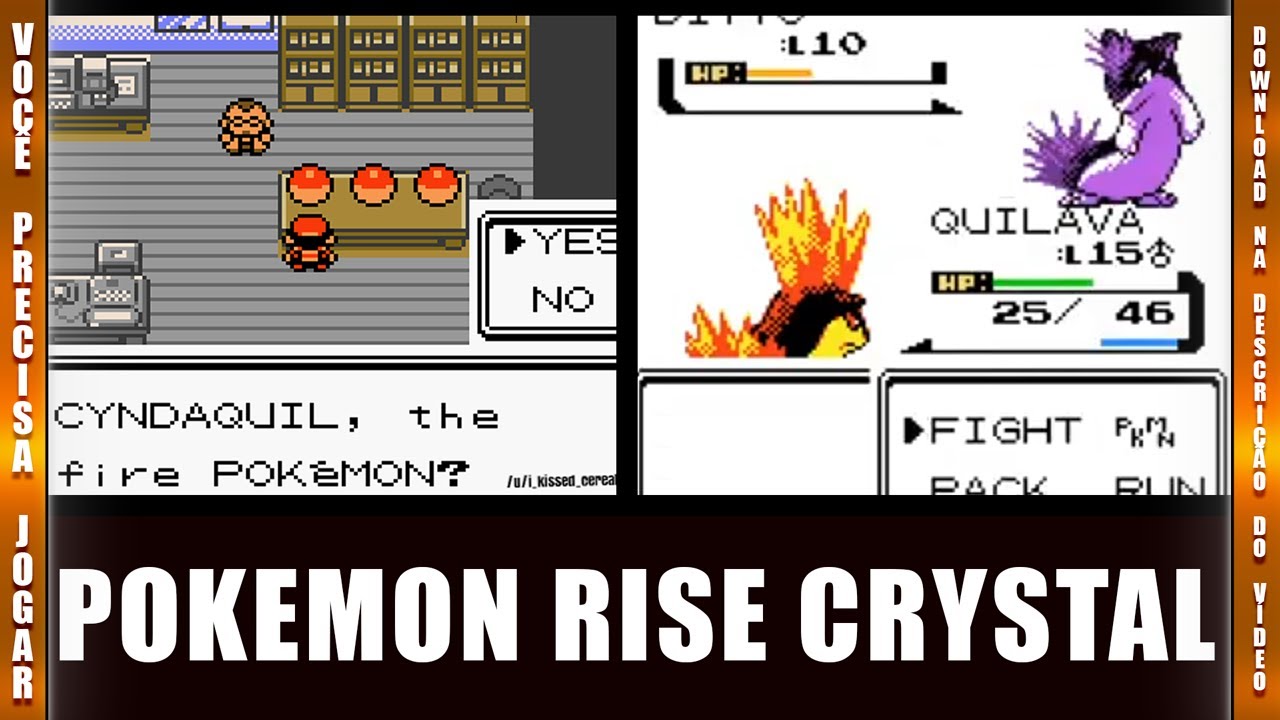 MUITO MELHOR QUE O ORIGINAL? - POKEMON RISE CRYSTAL - YouTube