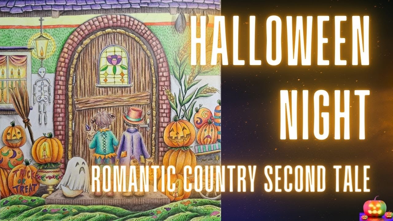 Coloring | Romantic Country 2nd tale | Halloween Night | Eriy | 1/6 ...