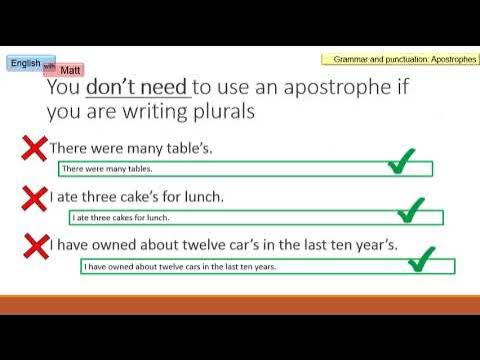 107. Apostrophes - YouTube