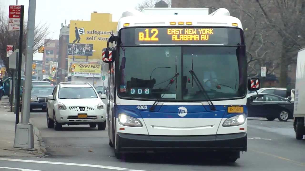 MTA NYCT Bus: 2011 New Flyer XD40 Xcelsior B12 Bus #4862 at Rockaway ...