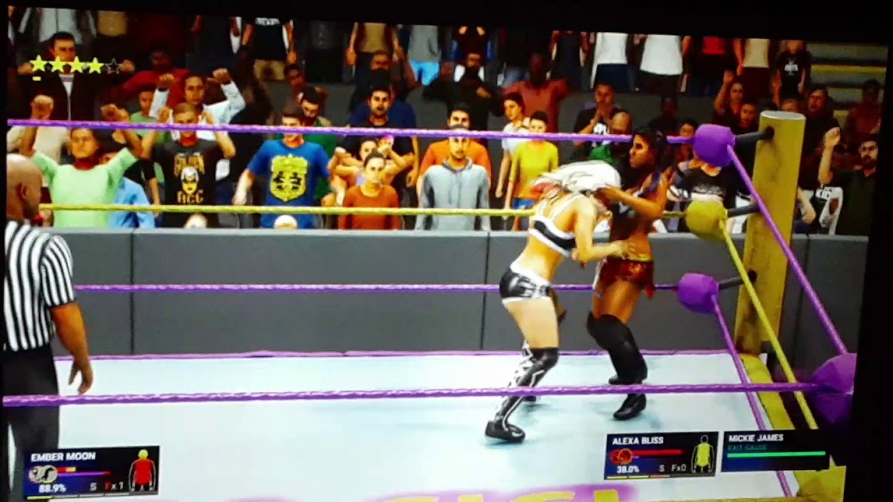MONDAY NIGHT RAW 🏿2K19 UNIVERSE MODE:EMBER MOON VS ALEXA BLISS FOR THE ...