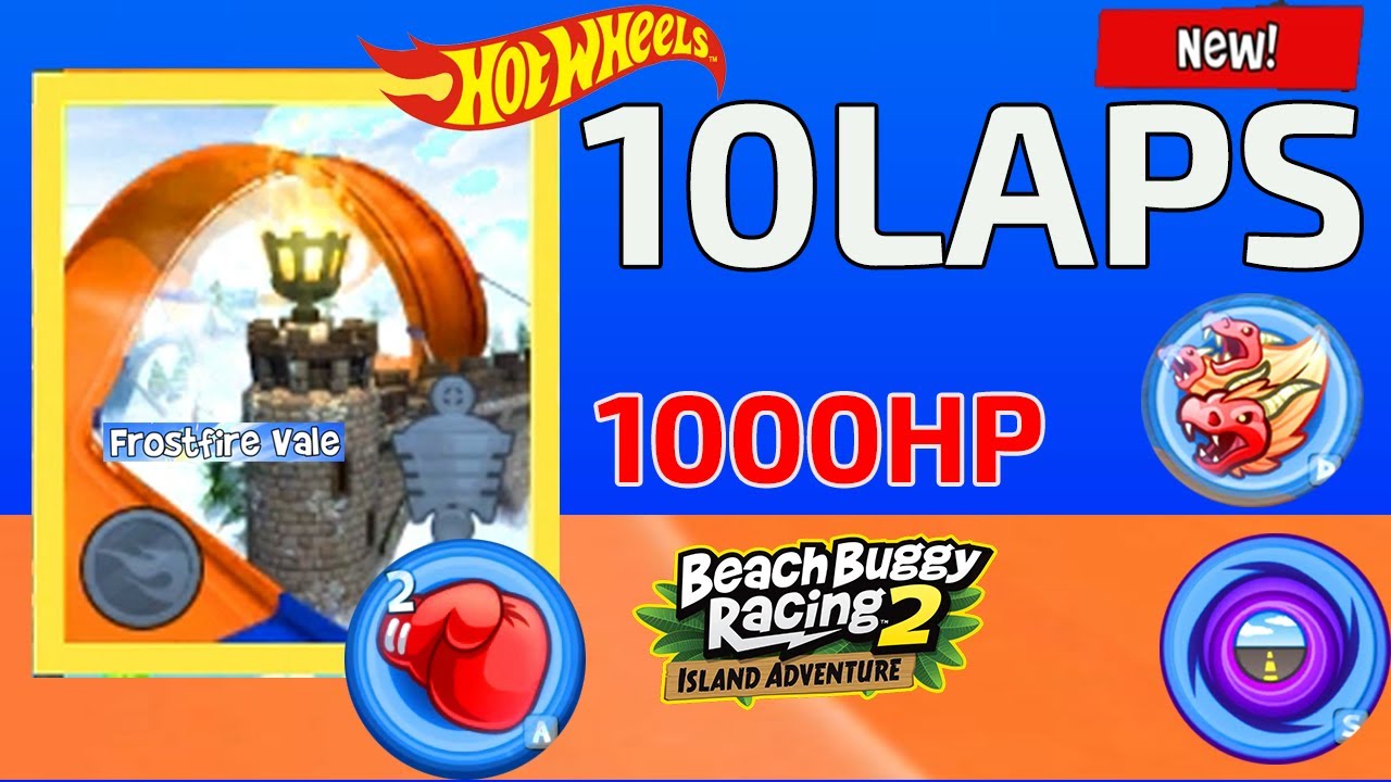 Roxie Roller Ft Rip Rod On Frostfire Vale New Hot Wheels Track 10 Lap ...