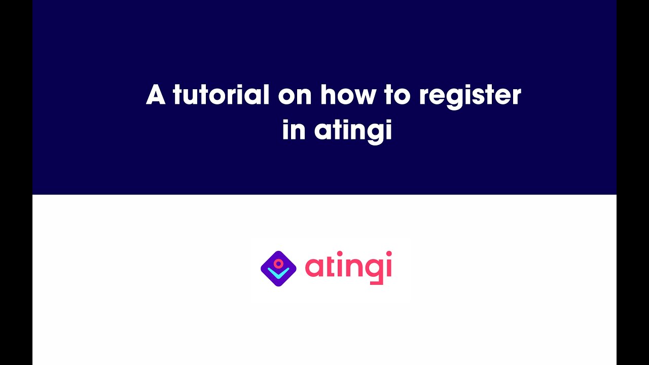 How to register in Atingi and enroll to a course - YouTube