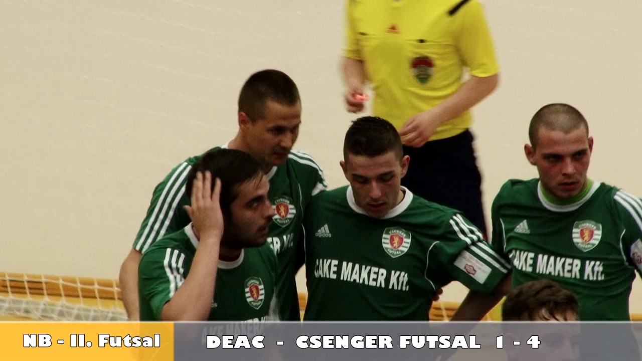 futsal deac csenger osszefoglalo 2017 04 03 - YouTube