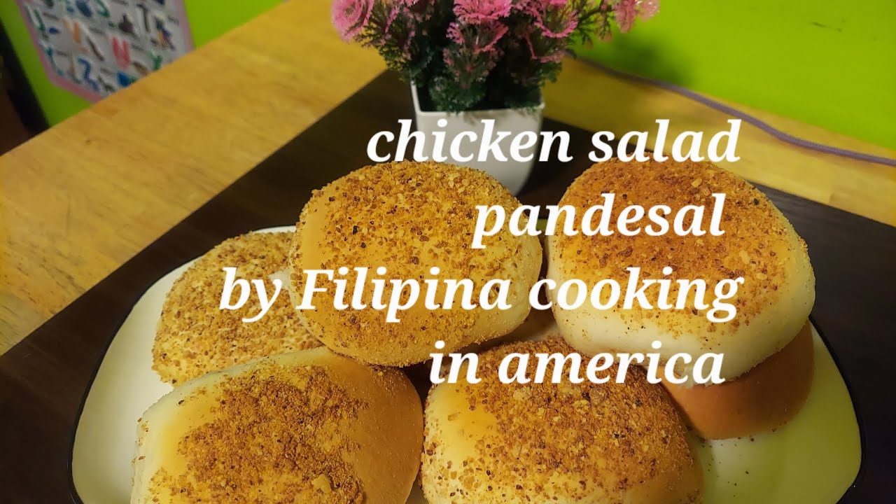 pinoy pandesal with a twist with chicken salad so yummy - YouTube