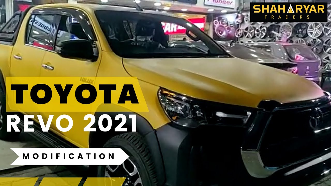 Toyota Revo 2021 Full Yellow Wrap 🔥 | Revo Hilux Modification ...
