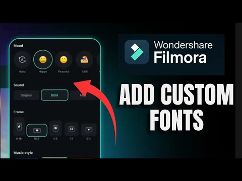 How to Add Custom Fonts in Filmora 2025? - YouTube