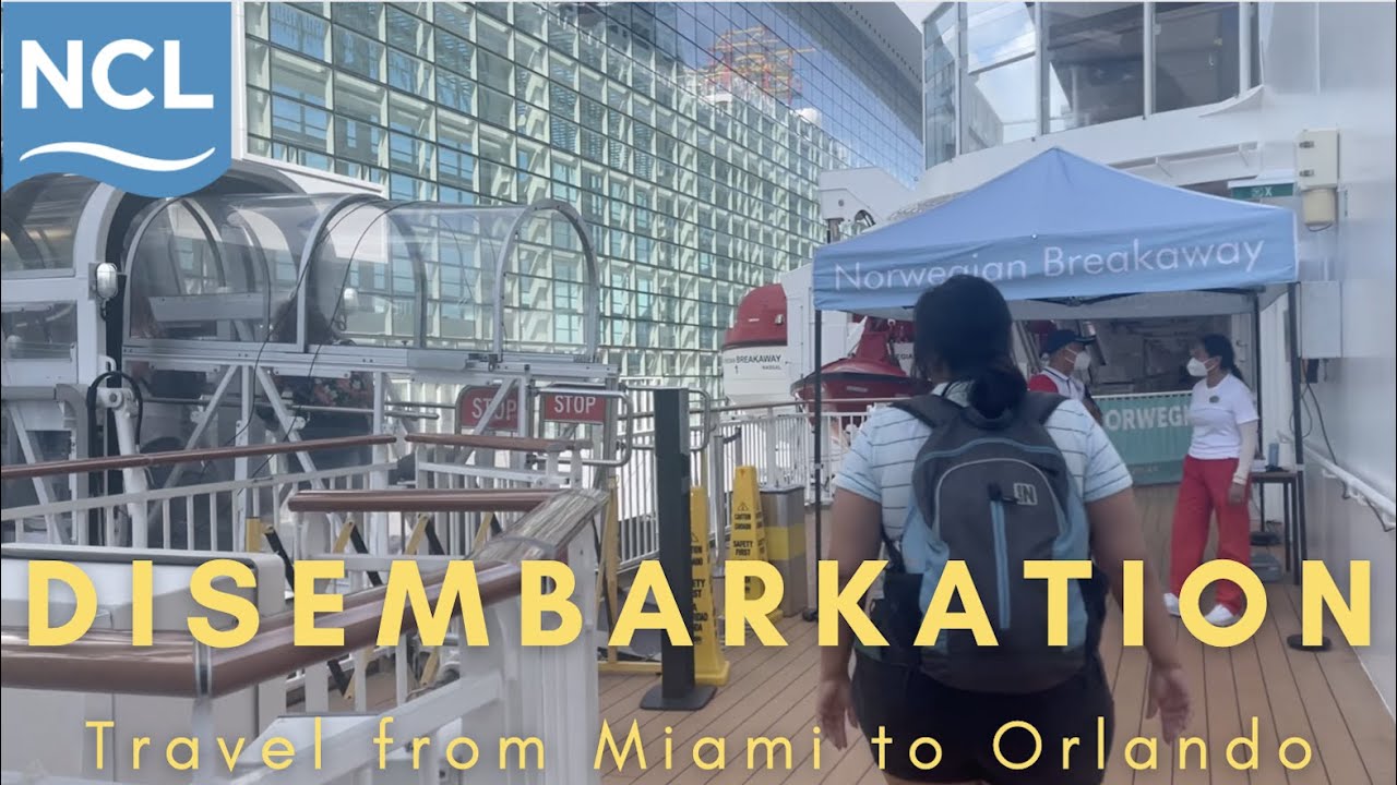Disembarkation Process Norwegian Cruise | Rental Car at Miami Airport ...