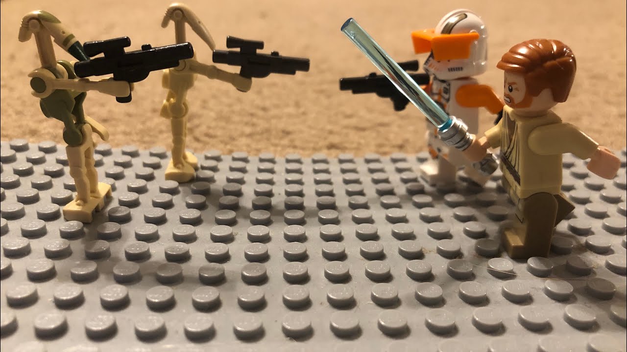 Cliff Battle (Stop Motion Lego) - YouTube