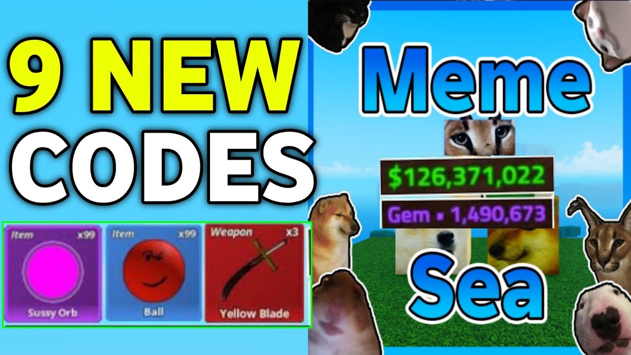 UPDATE⚡MEME SEA CODES 2024 | ROBLOX MEME SEA CODES 2024 - YouTube