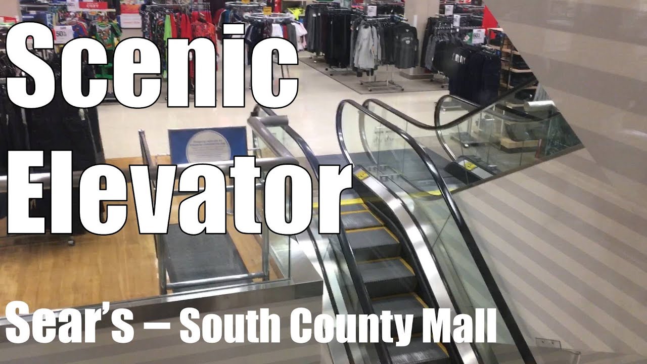Schindler MT Scenic Elevator @ Sears, South County Mall - YouTube