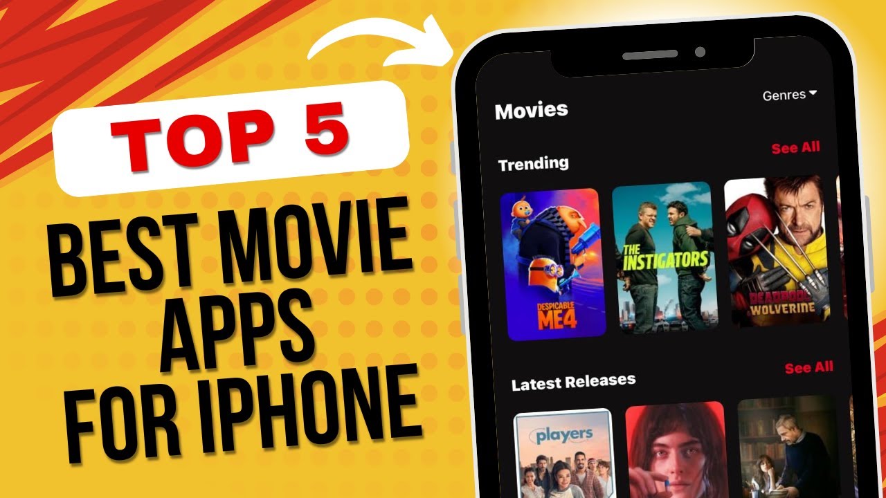 Top 5 Best Movie Apps For iPhone | Watch Movies & Series on iOS - YouTube