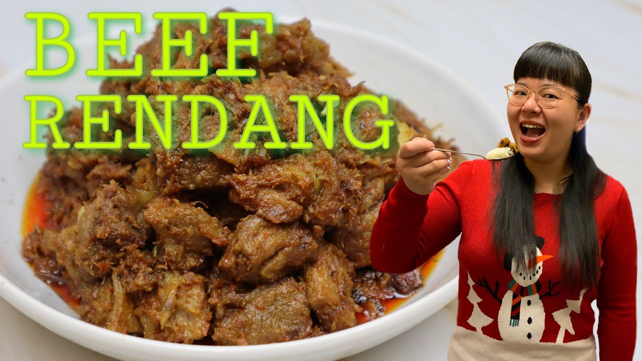 Homemade Beef Rendang | Less Oily - YouTube