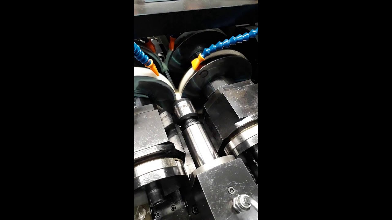 SPLINE ROLLING ORT MACHINE - YouTube