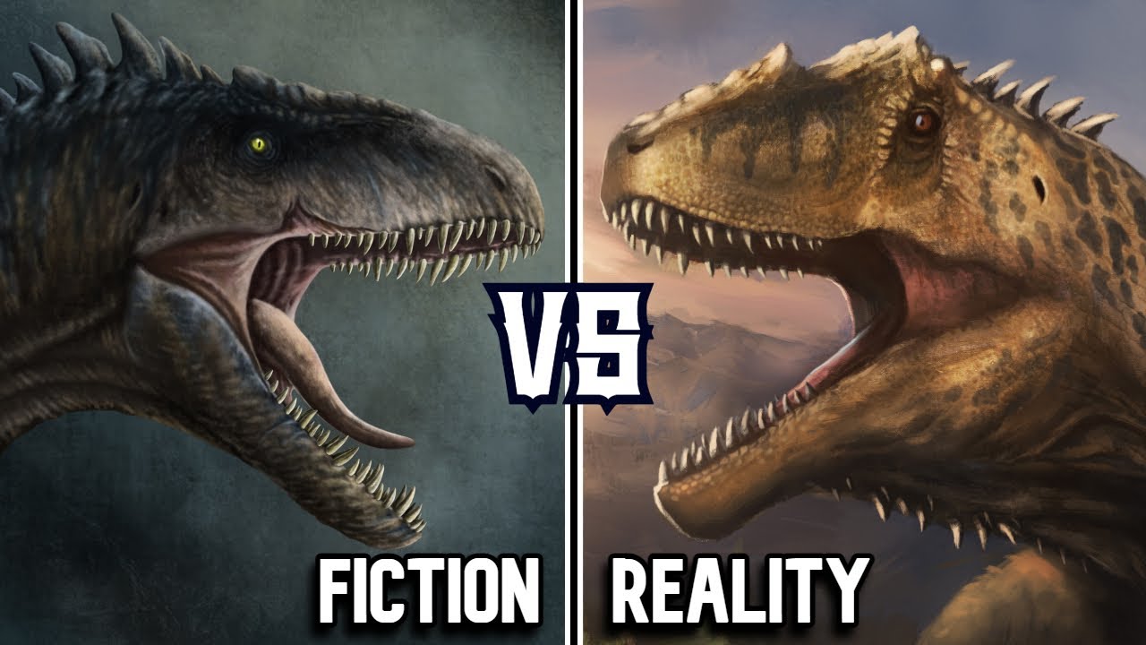 JWD Giganotosaurus vs Accurate Giganotosaurus | Jurassic Park vs ...