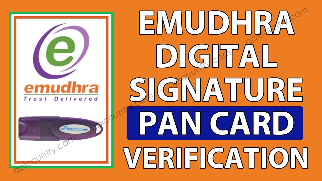 Create Emudhra Digital Signature by PAN Verification - Hindi - YouTube