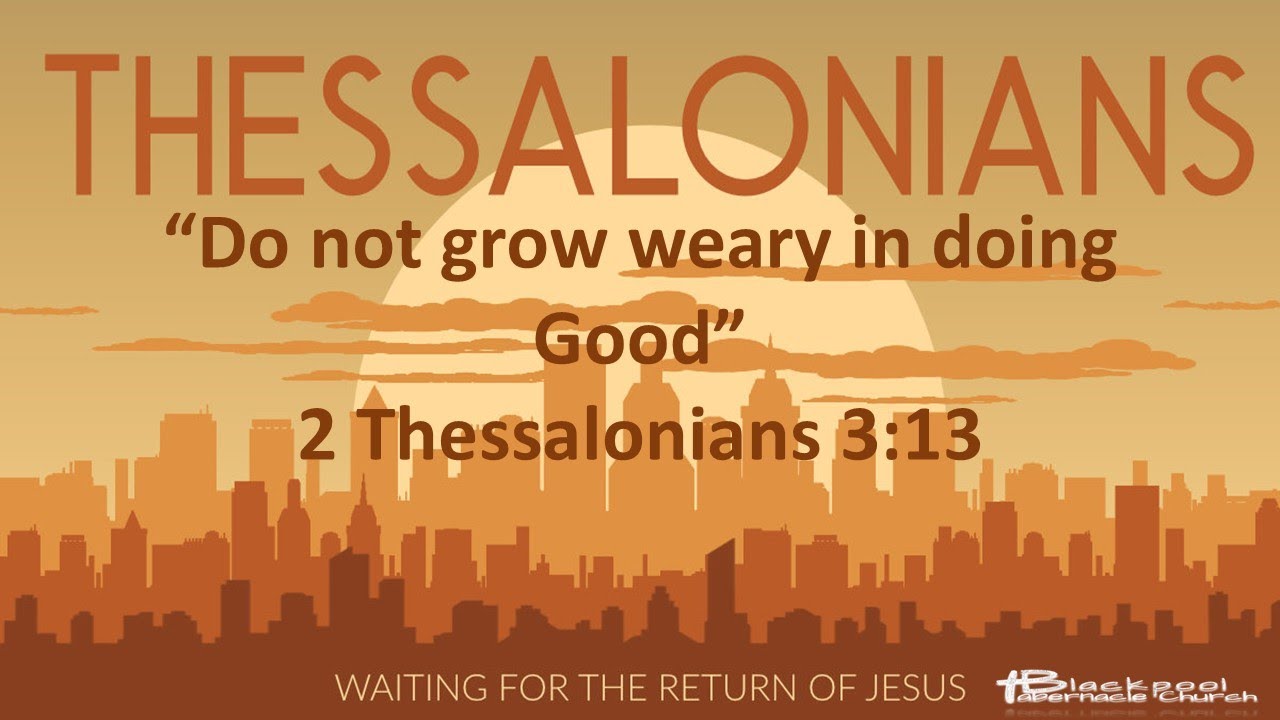 Sunday 11PM Service 25.05.25 - Vincent Tracey - 2 Thess 3:13 - 'Do not ...