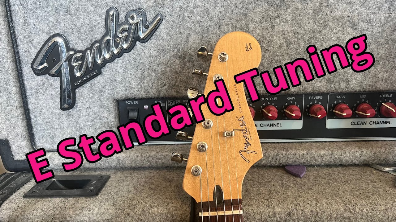 E Standard Tuning - Electric Guitar - YouTube
