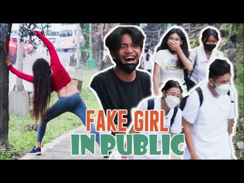 FAKE GIRL IN PUBLIC PRANK