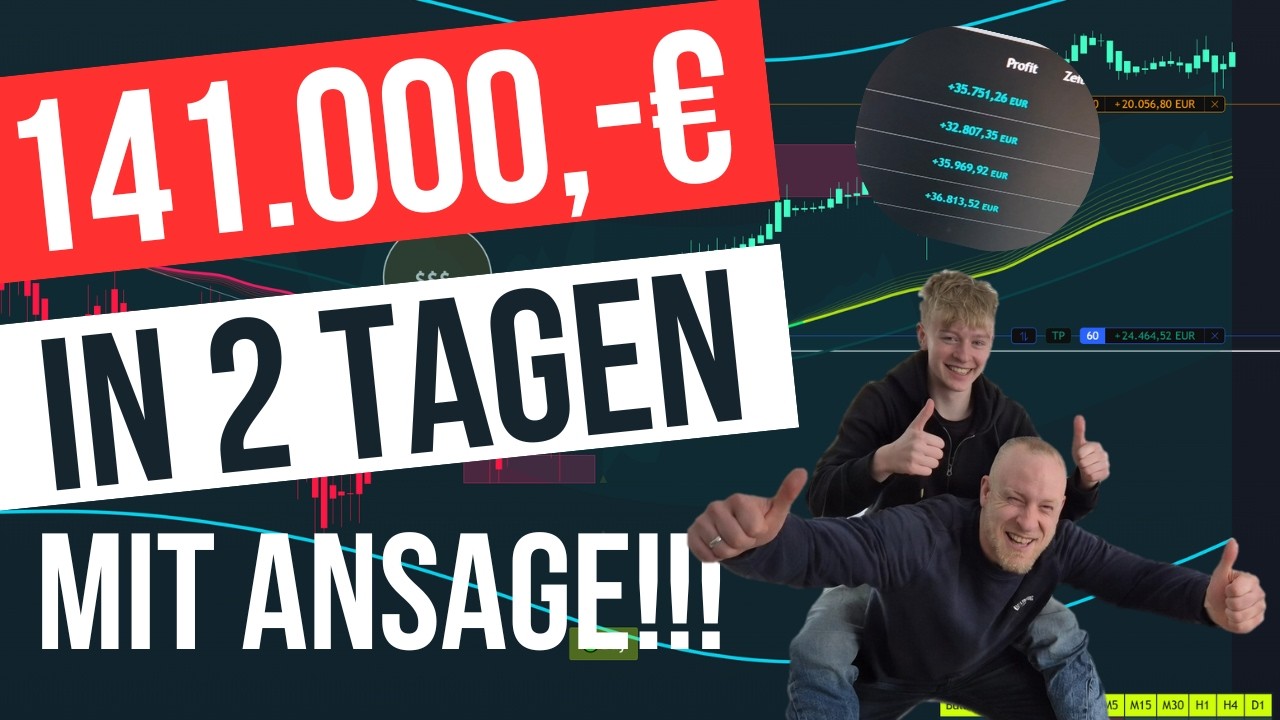Ich habe 141000€ in 2 Tagen mit diesem Trading System verdient! - YouTube