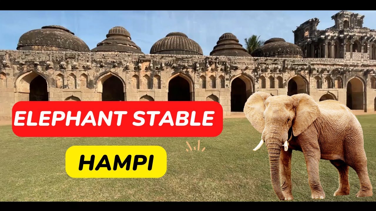 Elephant stable | Elephant's Stable in Hampi, Vijayanagara Empire ...