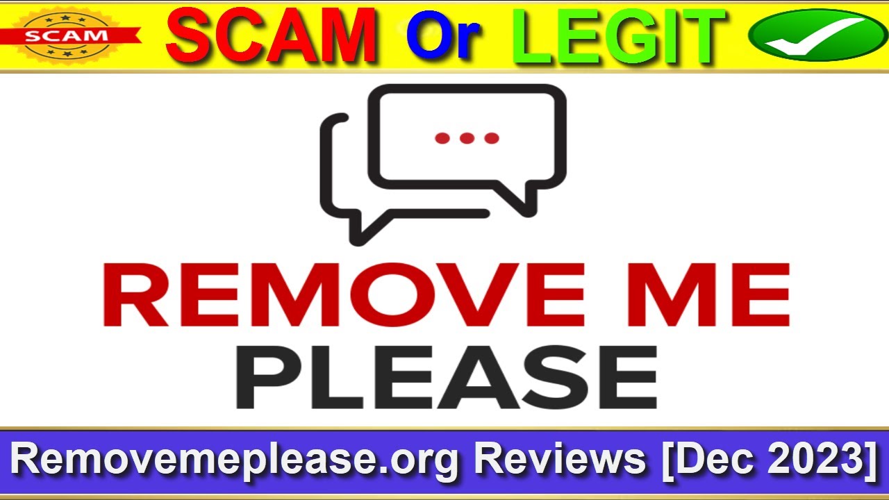 Removemeplease Reviews (Dec 2023) [ with 100% Proof ] ⚠️ Is ...