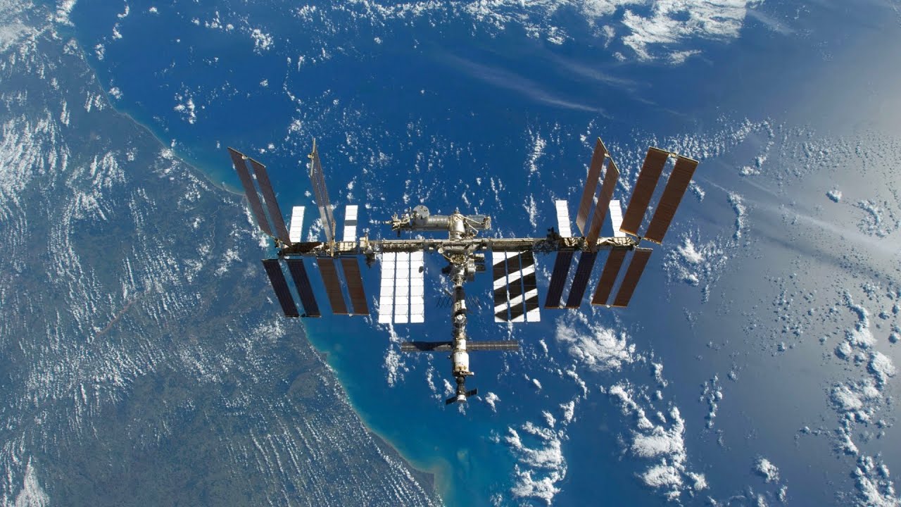 International Space Station NASA View With Map - 6953 - 2025-07-25 ...