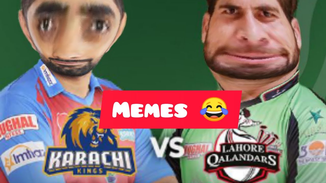 PSL Funny Memes || Karachi King vs Lahore Qalandars Memes || Umair ki ...